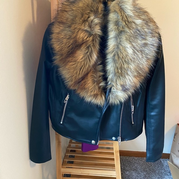 Blank NYC | Jackets & Coats | Blank Nyc Faux Leather Moto Jacket With ...